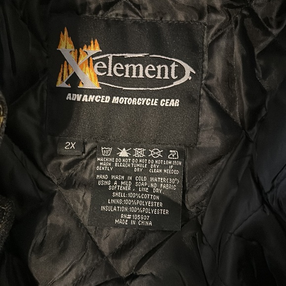 X element | Jackets & Coats | Xelement Motorcycle Jacket With Armor ...